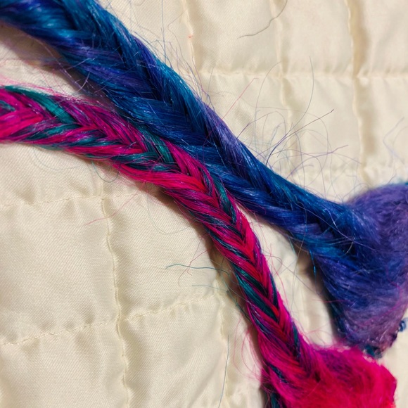 Damnation Hair | Accessories | Clip In Neon Human Hair Extensions ...